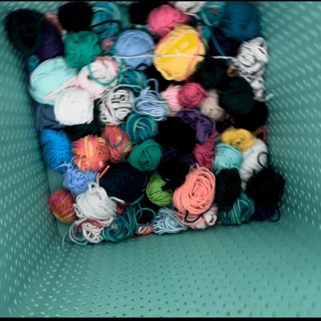 Scrap Yarn Bucket Hat - Hook and Paper